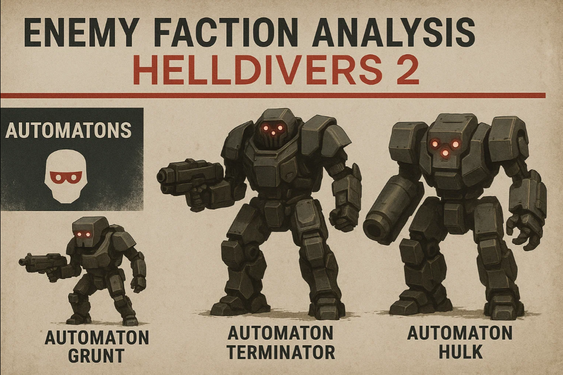 Enemy Faction Analysis Helldivers 2 – Joryou Gaming