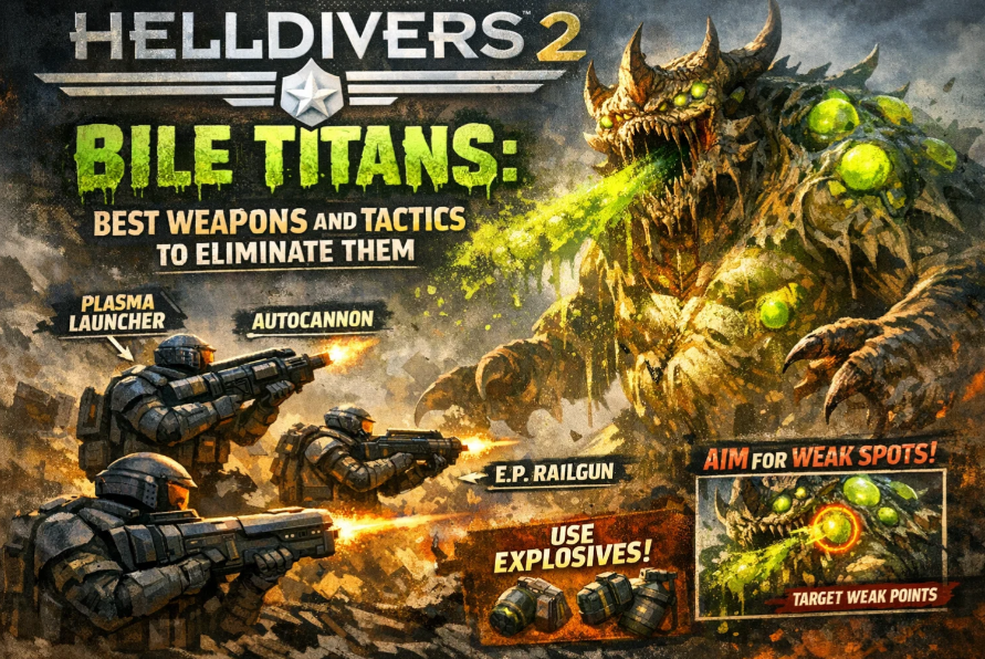 Helldivers 2 Bile Titans: Best Weapons and Tactics to Eliminate Them ...